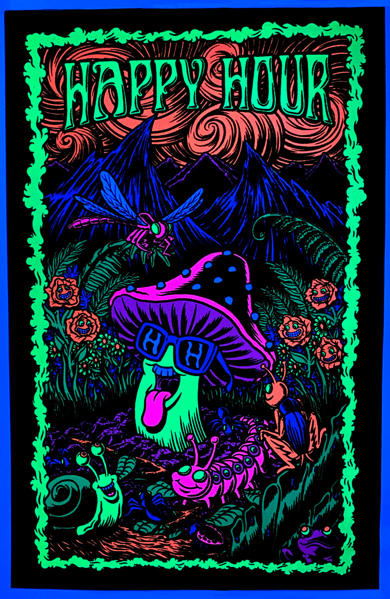 Black Light Posters Weed