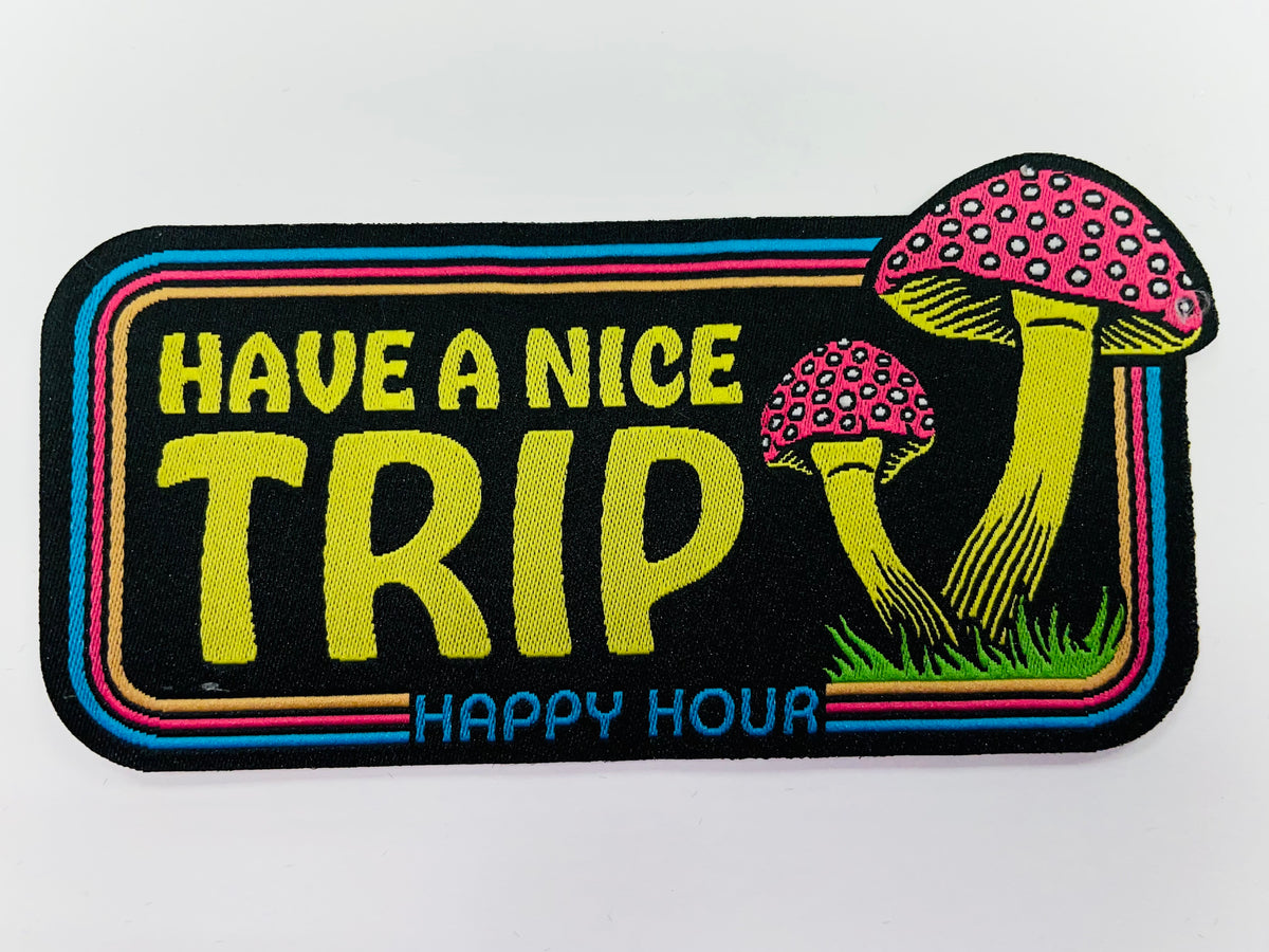 Patches | Have A Nice Trip | Black/Yellow & Cream/Red – Happy Hour